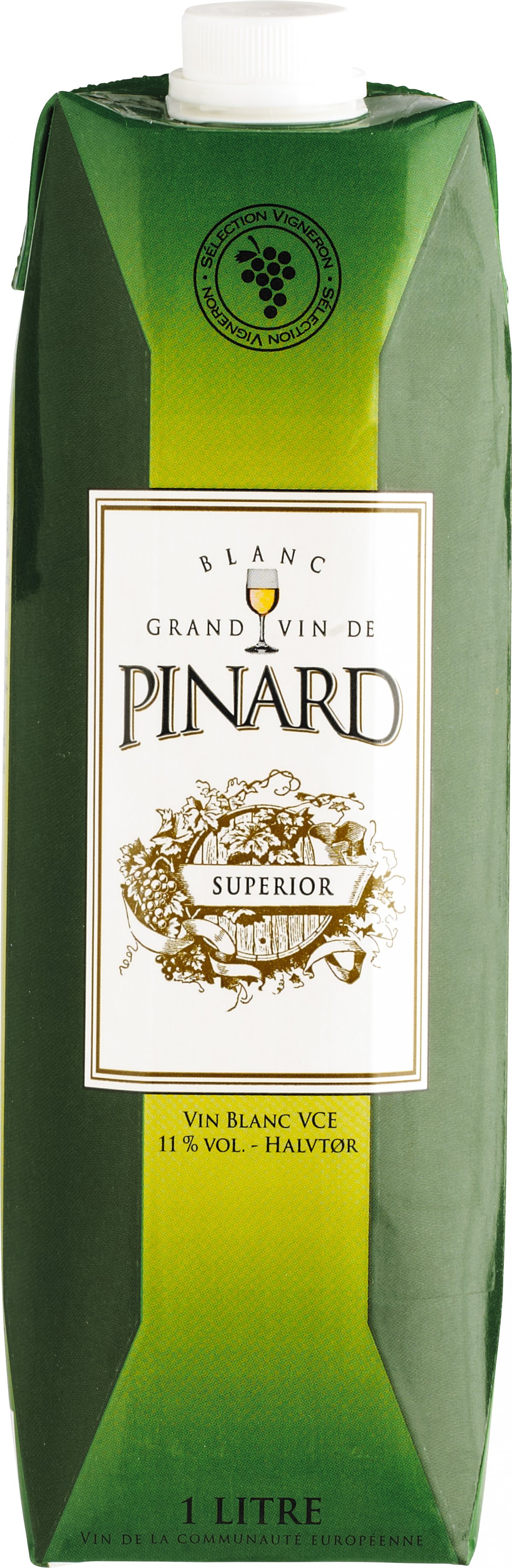 Pinard Blanc Prisma, 100 CL - 11% - FRANSK HVIDVIN - VIN MED MERE .DK