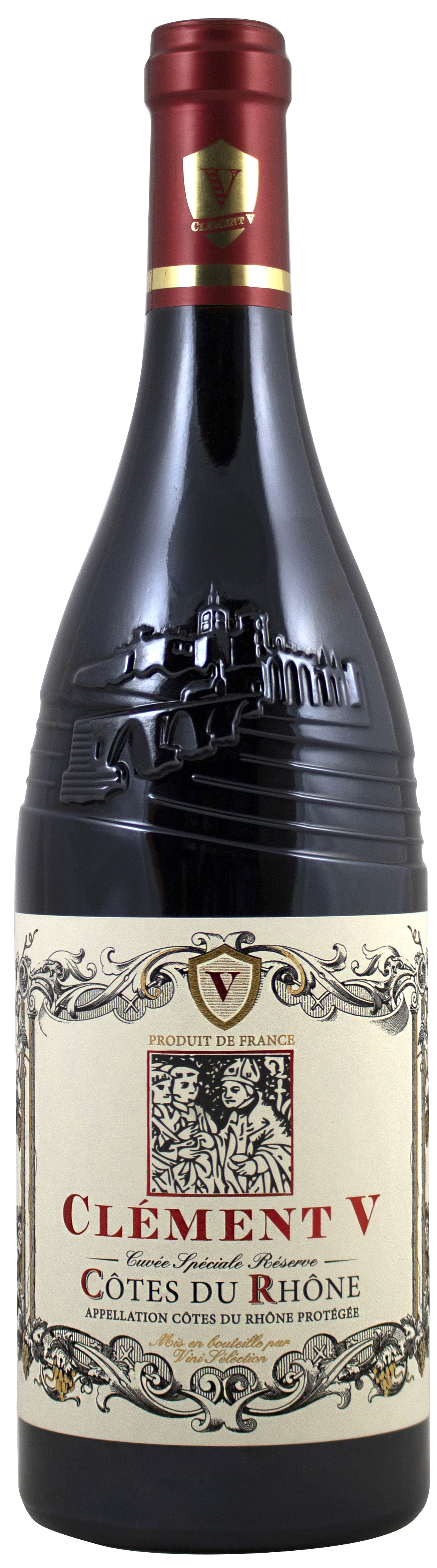 Clement V Côtes du Rhône 2018 - 14,5% - FRANSK RØDVIN - VIN MED MERE .DK