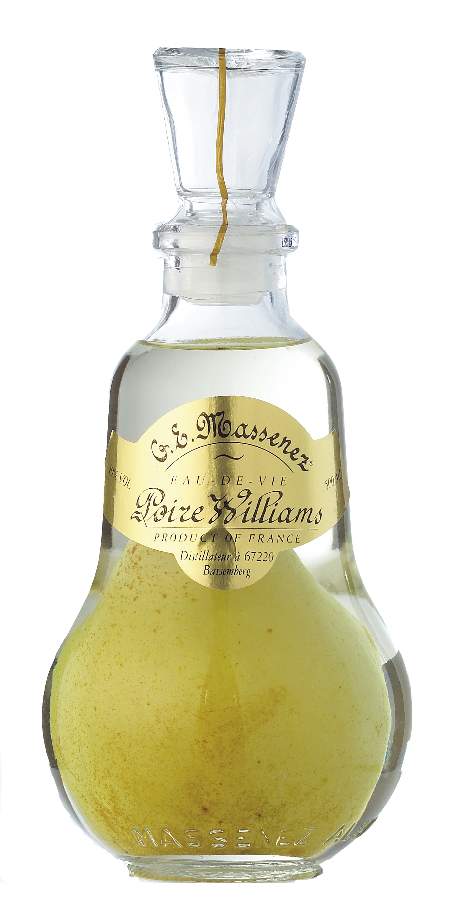 Massenez Eau de Vie Poire Williams avec Poire Pærebrændevin 70 cl. - 40 ...