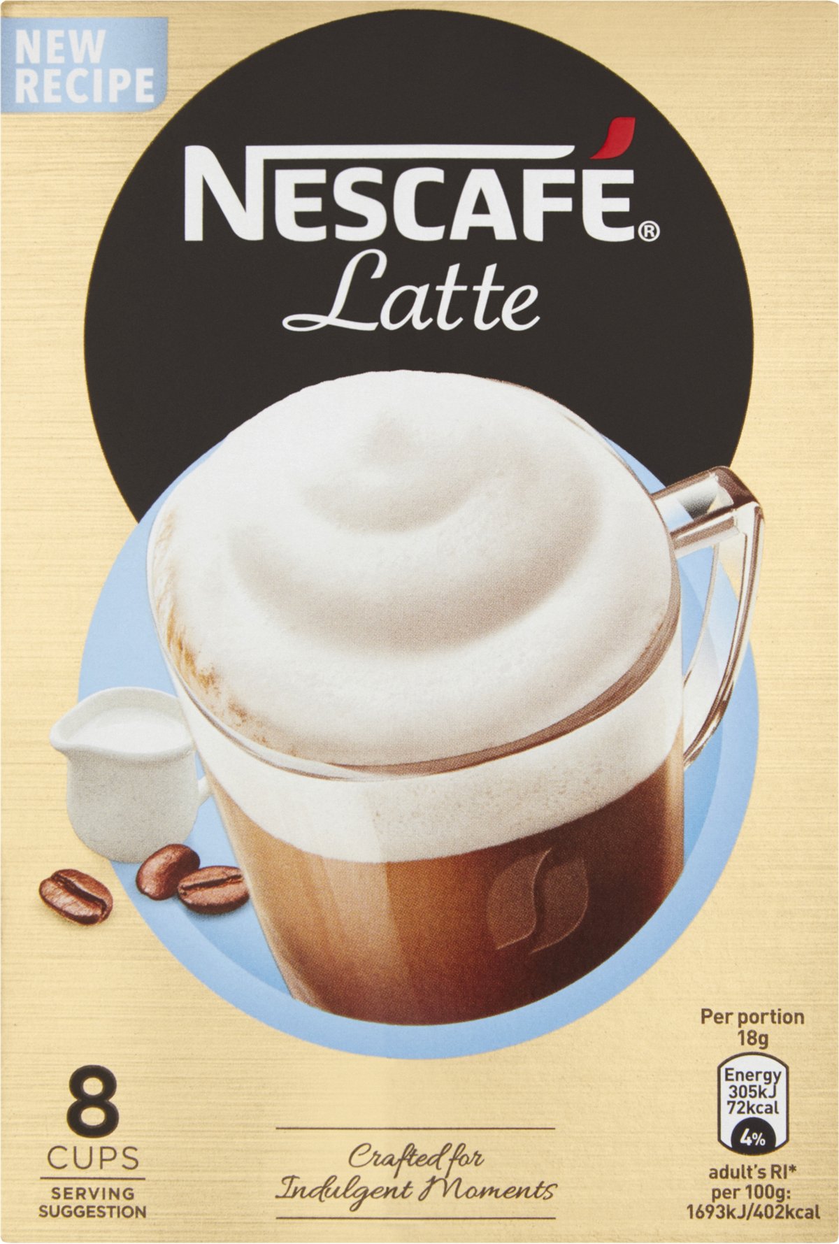 Nescafé Latte 8 stk. - INSTANT KAFFE - VIN MED MERE .DK