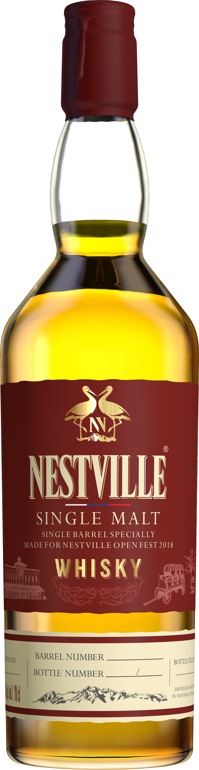 Nestville Whisky Single Malt 70 cl. - 43% - WHISKY - VIN MED MERE .DK