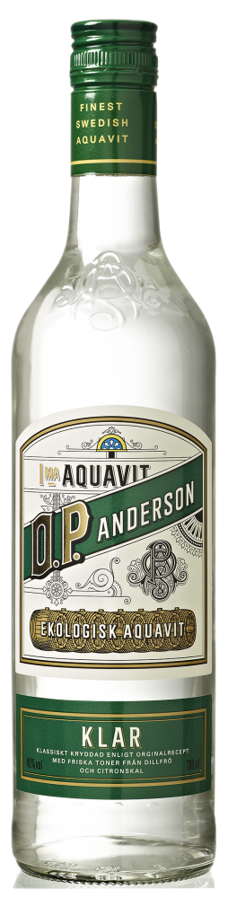 O.P. Anderson Klar - 40% - SVENSK SNAPS - VIN MED MERE .DK