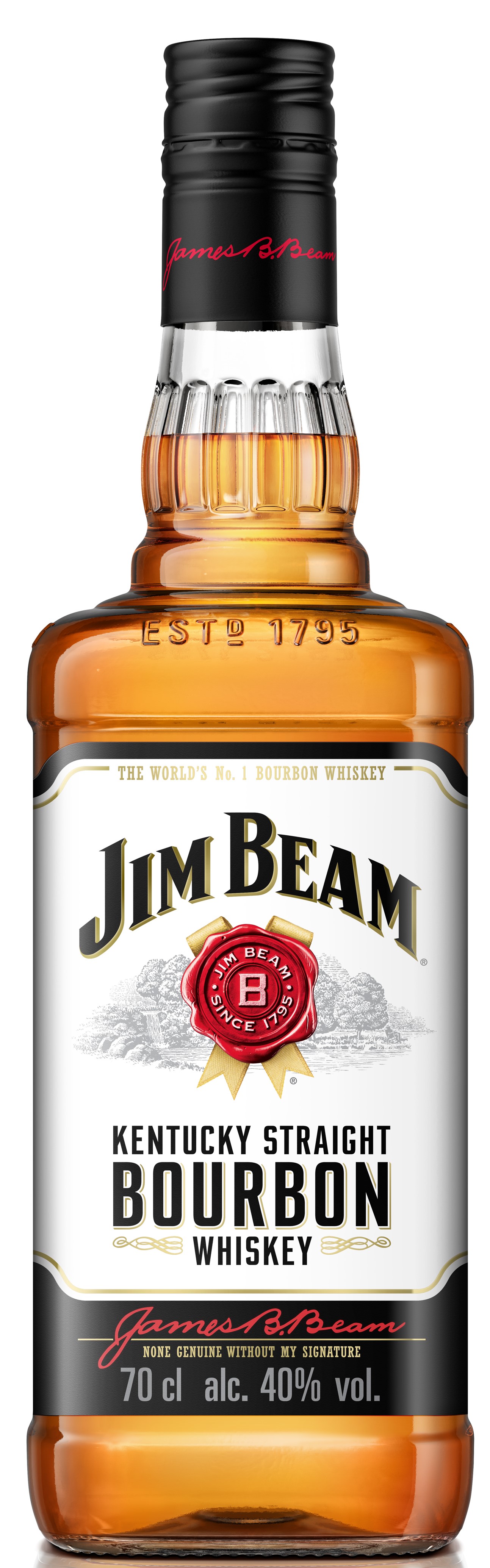Jim Beam Bourbon, 4 års - 40% - AMERIKANSK WHISKEY - VIN MED MERE .DK