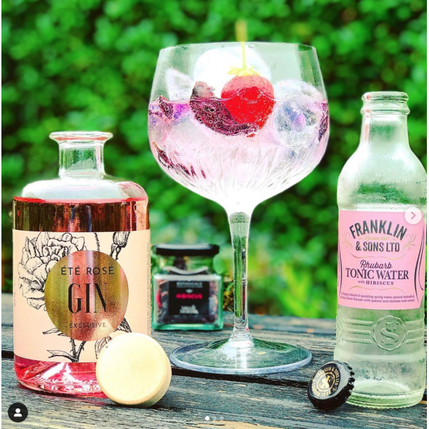 ÉTÉ ROSÉ GIN EXCLUSIVE - GIN - VIN MED MERE .DK