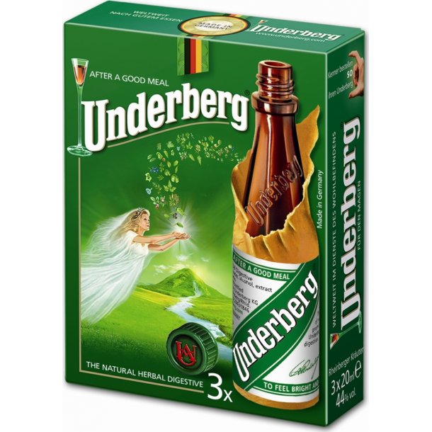 Underberg Bitter 3x2 cl. - 44% - BITTER - VIN MED MERE .DK